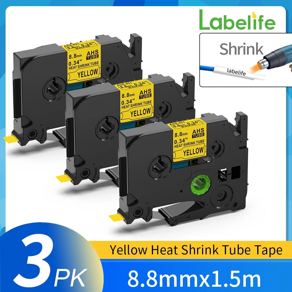 Портативный принтер этикеток MarkDomain E1000PRO 3PK Yellow Tube 8.8