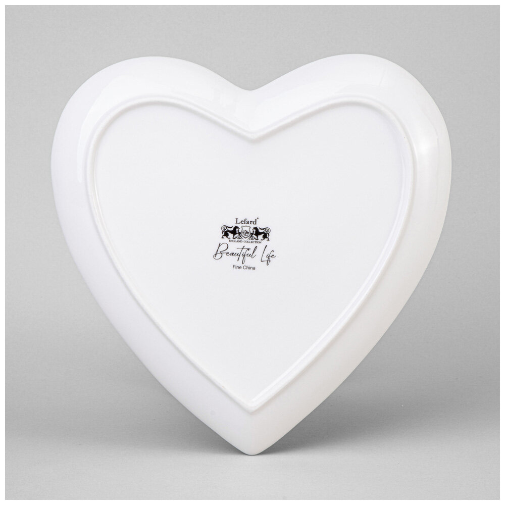 Тарелка BEAUTIFUL LIFE Сердце LEFARD 21,5см, фарфор