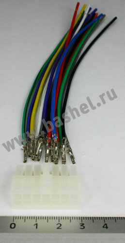 Разъем для а/магнитол MYSTERY 14 pin (самонаборный)