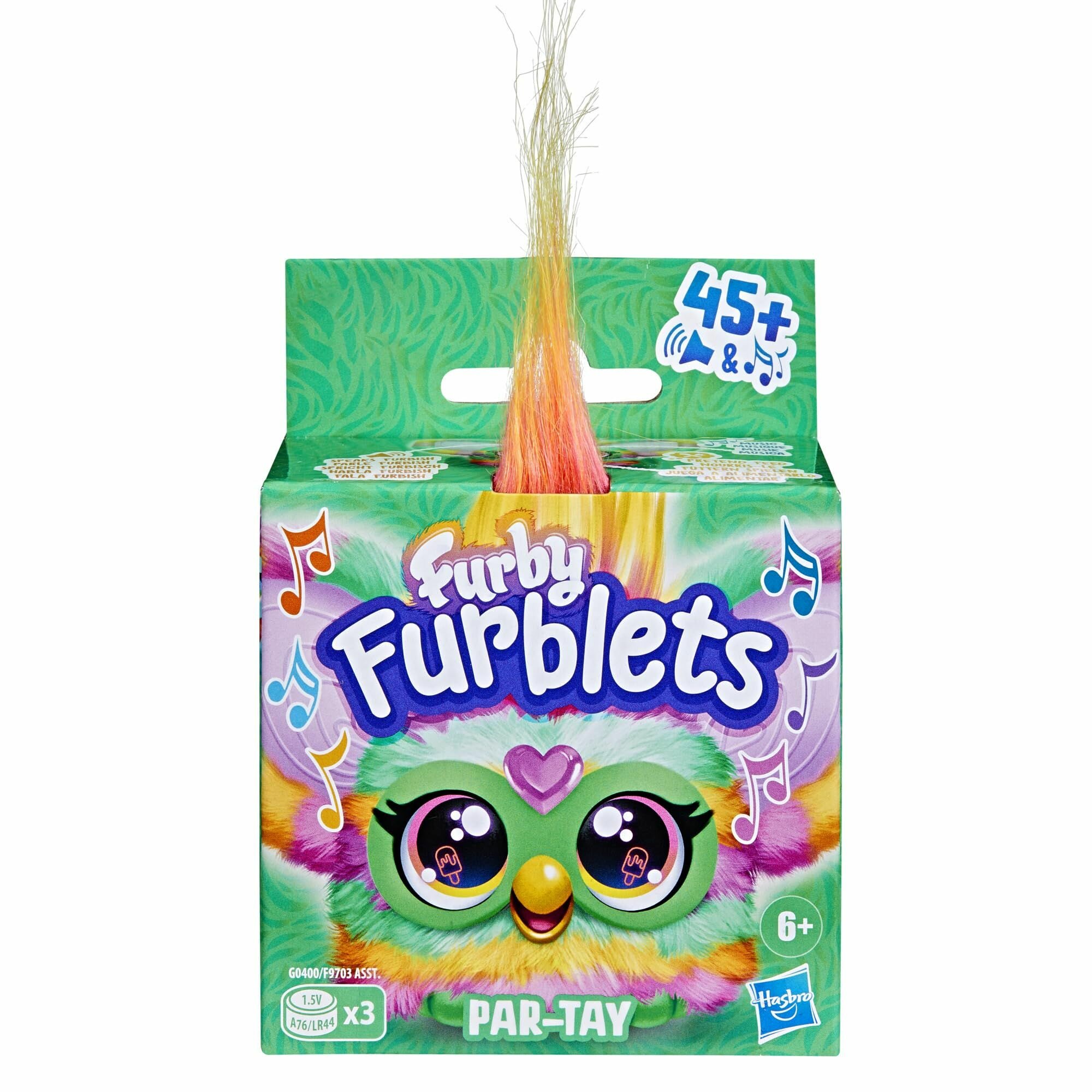 Hasbro Furby Furblets / Мини-электронная плюшевая детская подвесная игрушка, с более чем 45 звуками, Пушистые пушистики