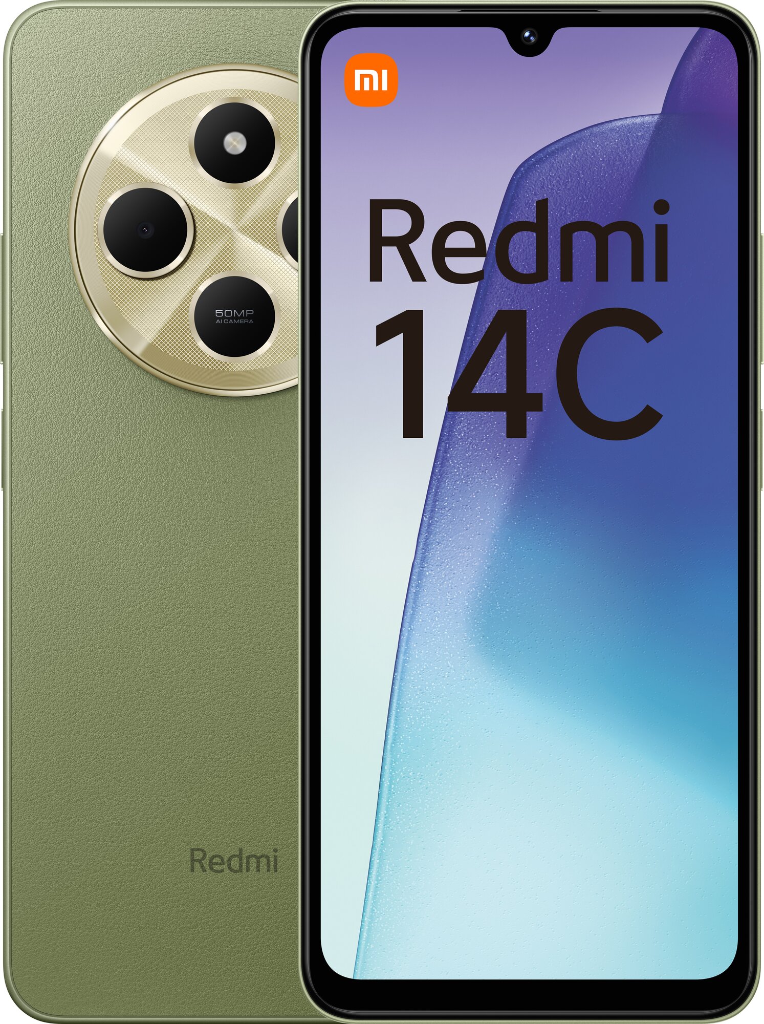 Смартфон Xiaomi Redmi 14C 8/256 ГБ Global, Dual nano SIM, зеленый