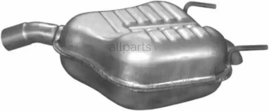 POLMOSTROW 17.616 Глушитель задн часть OPEL: VECTRA C 1.9CDTI/2.0DTI/2.2DTI 02-