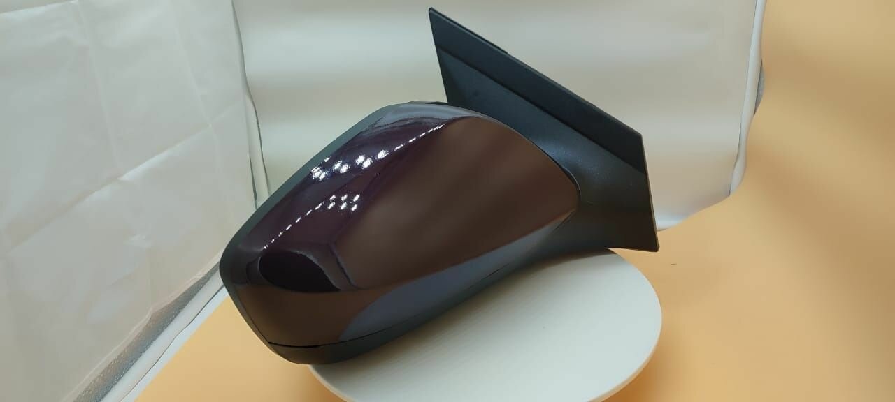 Hyundai Solaris( PXA) фиолетовое правое 5 контактное зеркало с обогревом и электро регулировкой