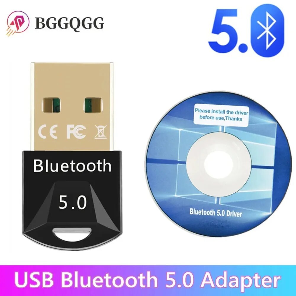 BGGQGG Bluetooth адаптер 5.0 — фото 1