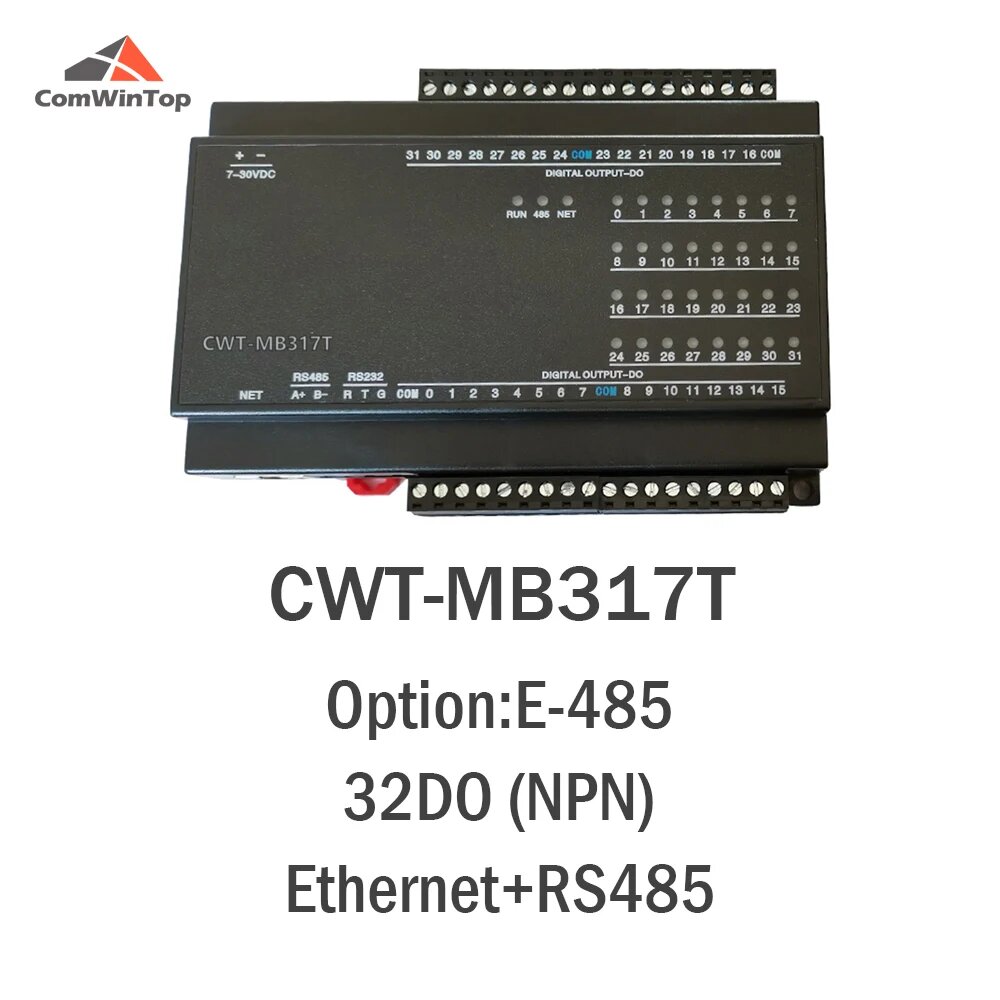 CWT-MB317T 32DO (NPN) Ethernet+RS485, Черный