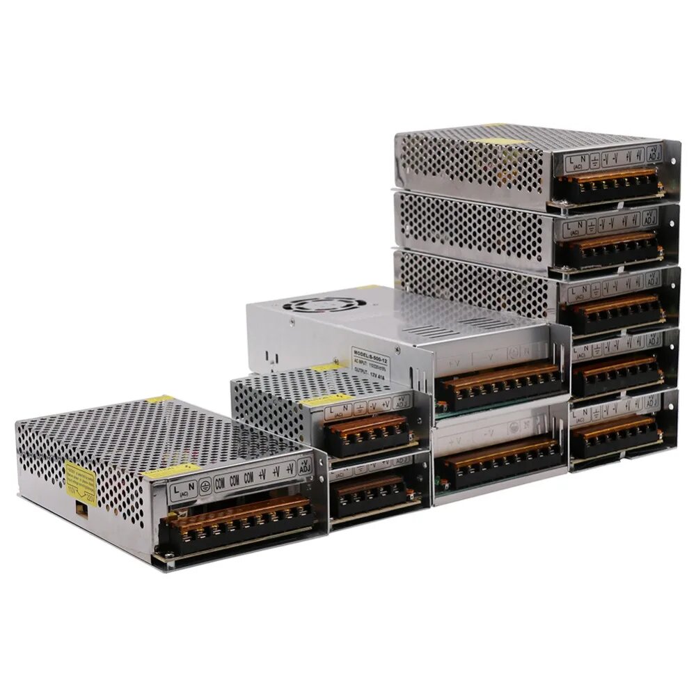 XUNATA Трансформаторы освещения 5В 12В 24В 9В 36В 5V 40A 200W