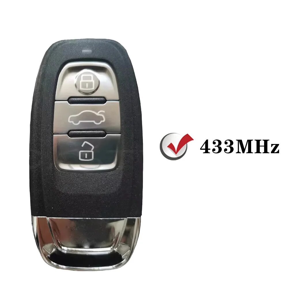 Для Audi 2008-2014 A4 A4L A5 Q5 8K 0959754 Г 8К 0959754 E 8T 0959754 C 8T 0959754 D Ключ дистанционного управления 315 МГц/433 МГц/868 МГц 433MHz