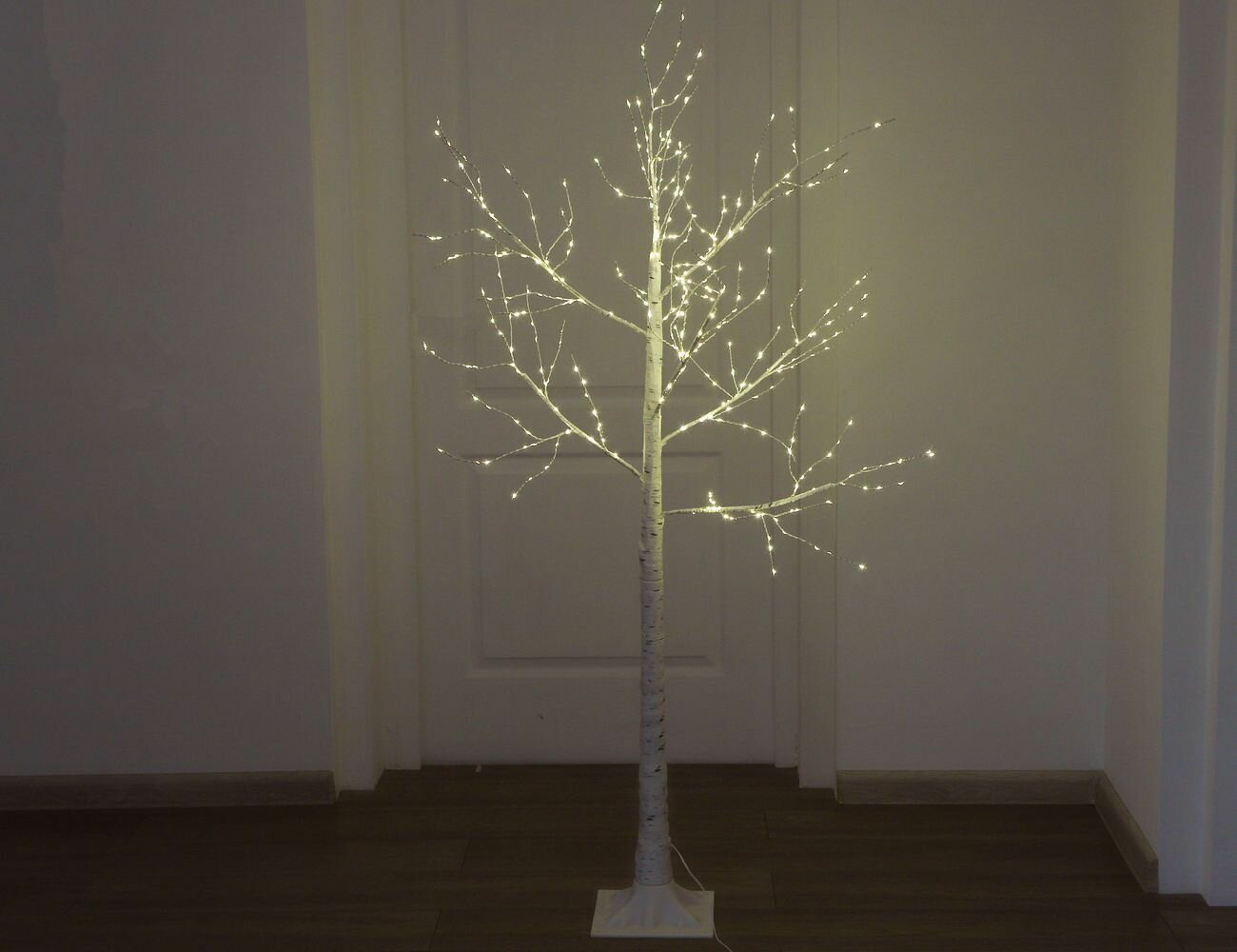 Декоративное светящееся дерево буньола, 400 тёплых белых микро LED-огней, 150 см, уличное, Winter Deco 4070709
