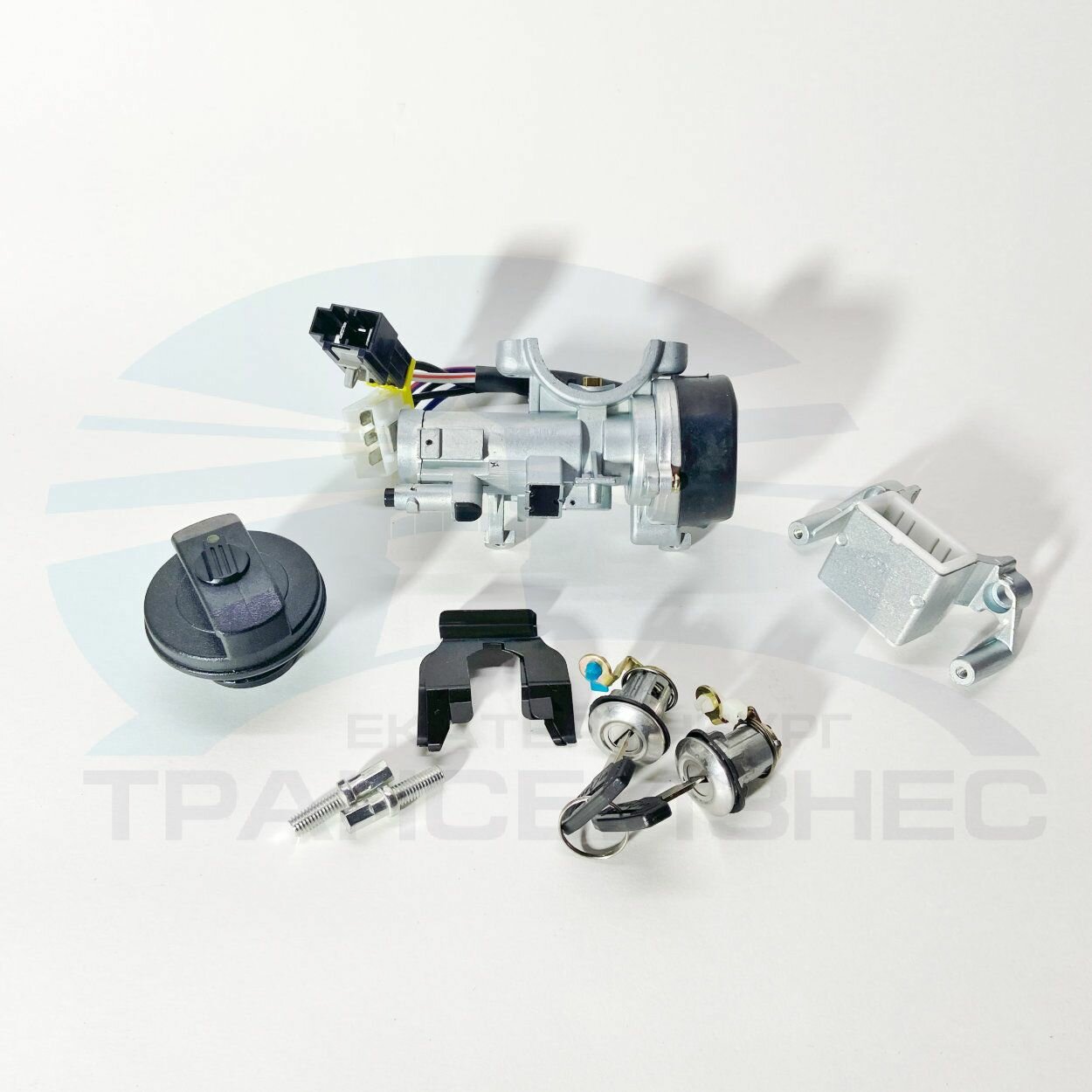 Замок зажигания FAW 1041 (с личинками дверей и крышкой бака) (37040001-Q7)