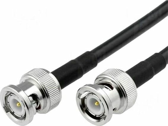 Кабель AMPHENOL AFN83 Кабель 50Ом 2м вилка BNC с обеих сторон черный 1шт