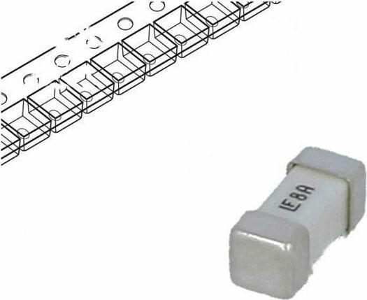 Предохранитель LITTELFUSE 0453008. MR плавкая вставка, сверхбыстрый, 8А, 125ВAC, SMD, 1 шт