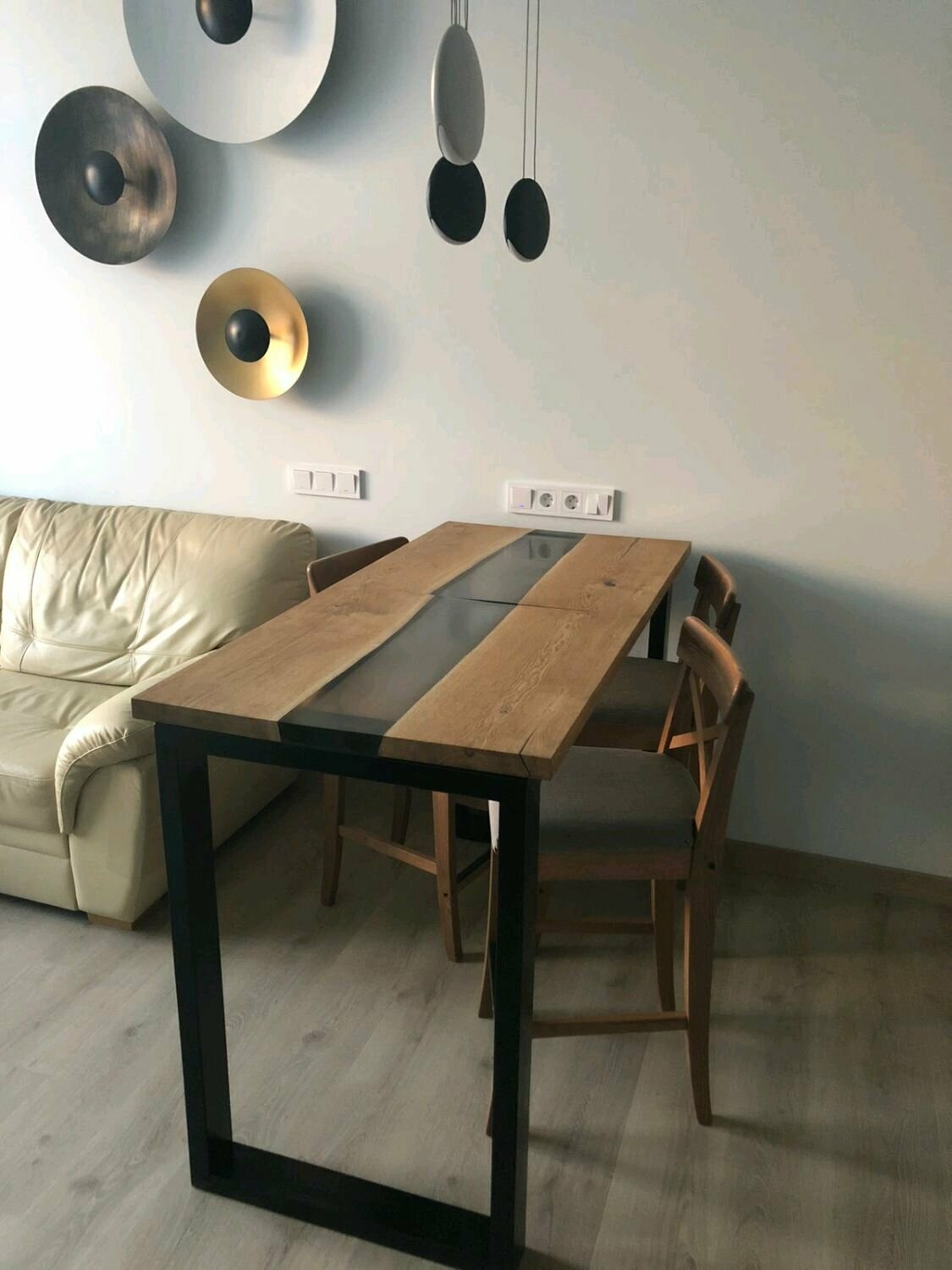 Стол-река "EasyLOFT" в стиле лофт, 140х70х75 см.