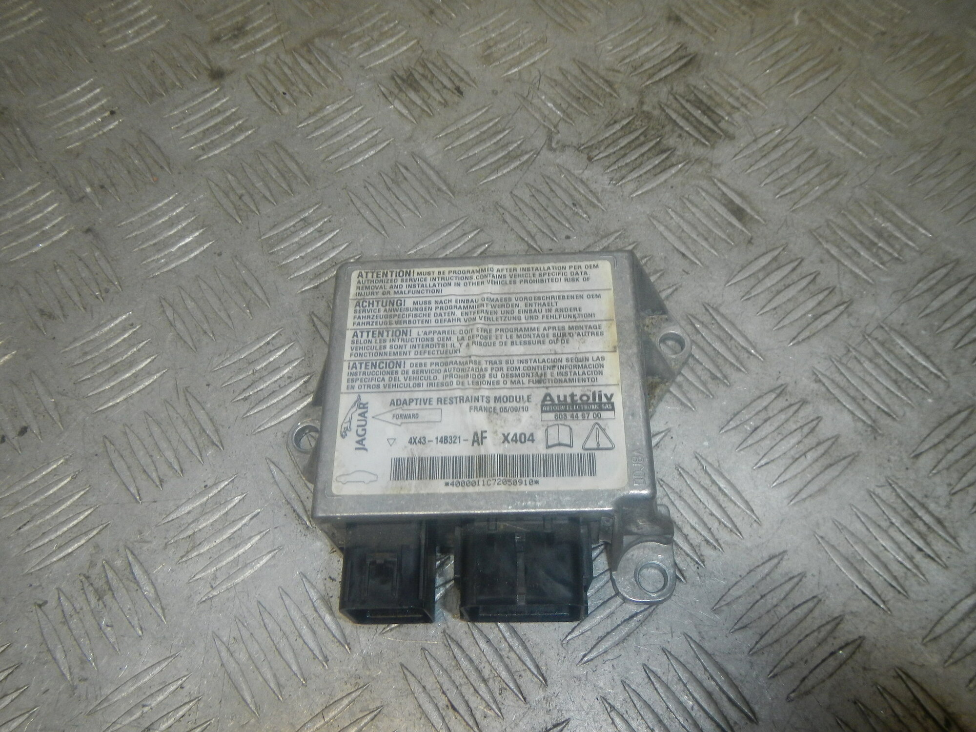 Б/У Блок управления AIR BAG, Jaguar (Ягуар)-X-TYPE (01-09) JAGUAR X-TYPE (01-09) Без видимых повреждений. 583254 JAGUAR ...