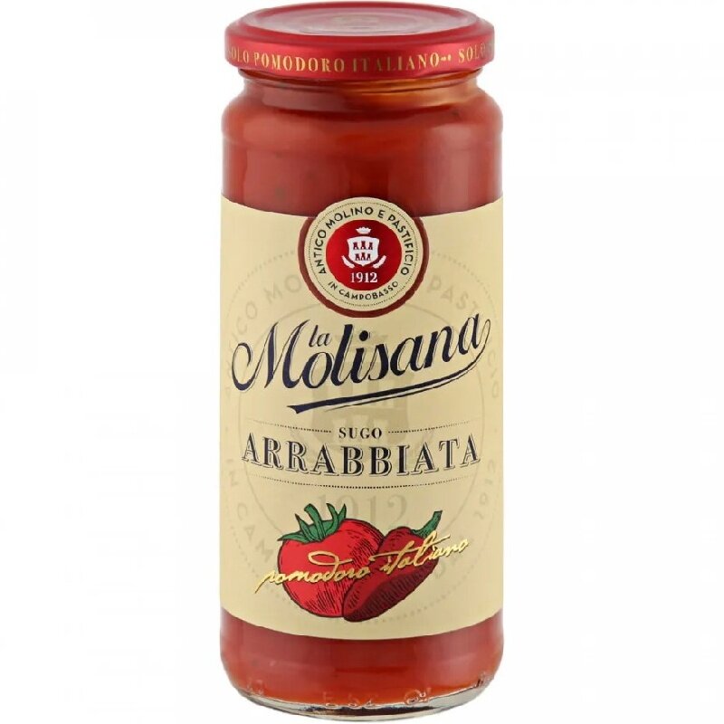 Соус La MOLISANA "Sugo arrabbiata" томатный "Аррабиата" /стекло/ 340г