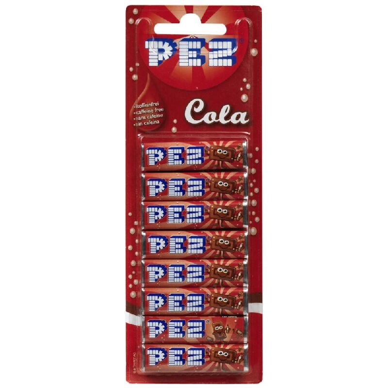 Конфета PEZ COLA со вкусом колы набор 68г