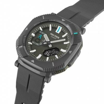 Наручные часы CASIO Pro Trek, зеленый/серый — фото 1
