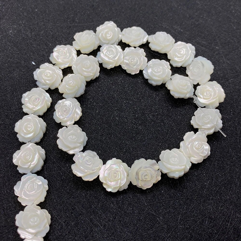 Бусины из раковины морских моллюсков 5 шт. 8mm - 5pcs