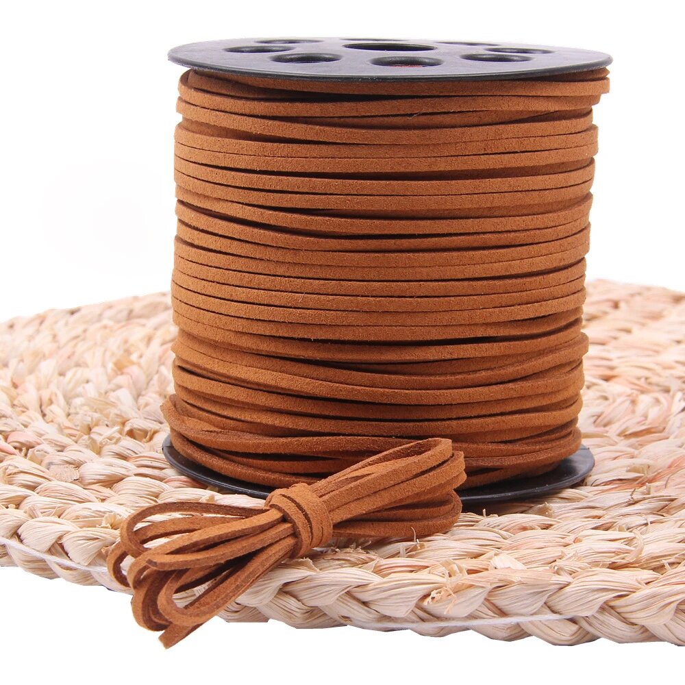 10 м/лот, 2,5 мм, шнур из искусственной замши, кожаный шнурок, нить ручной работы для Коричневый, 7