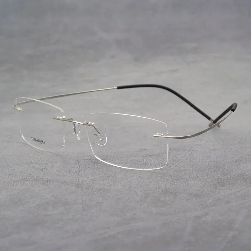 Безрамочные очки для чтения NAPAGE 2024 silver, 2.0