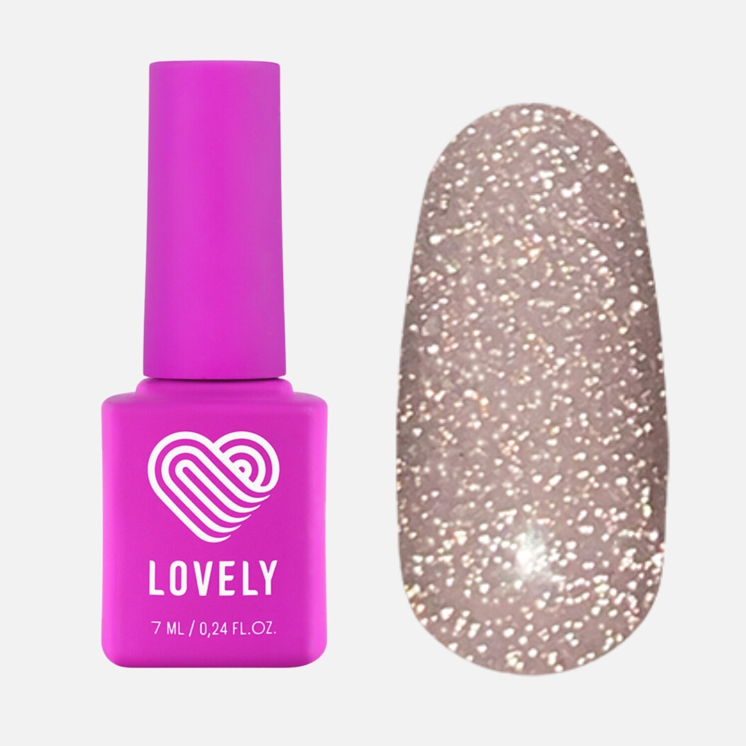 Гель-лак Lovely Diamond Nude №02 7 мл