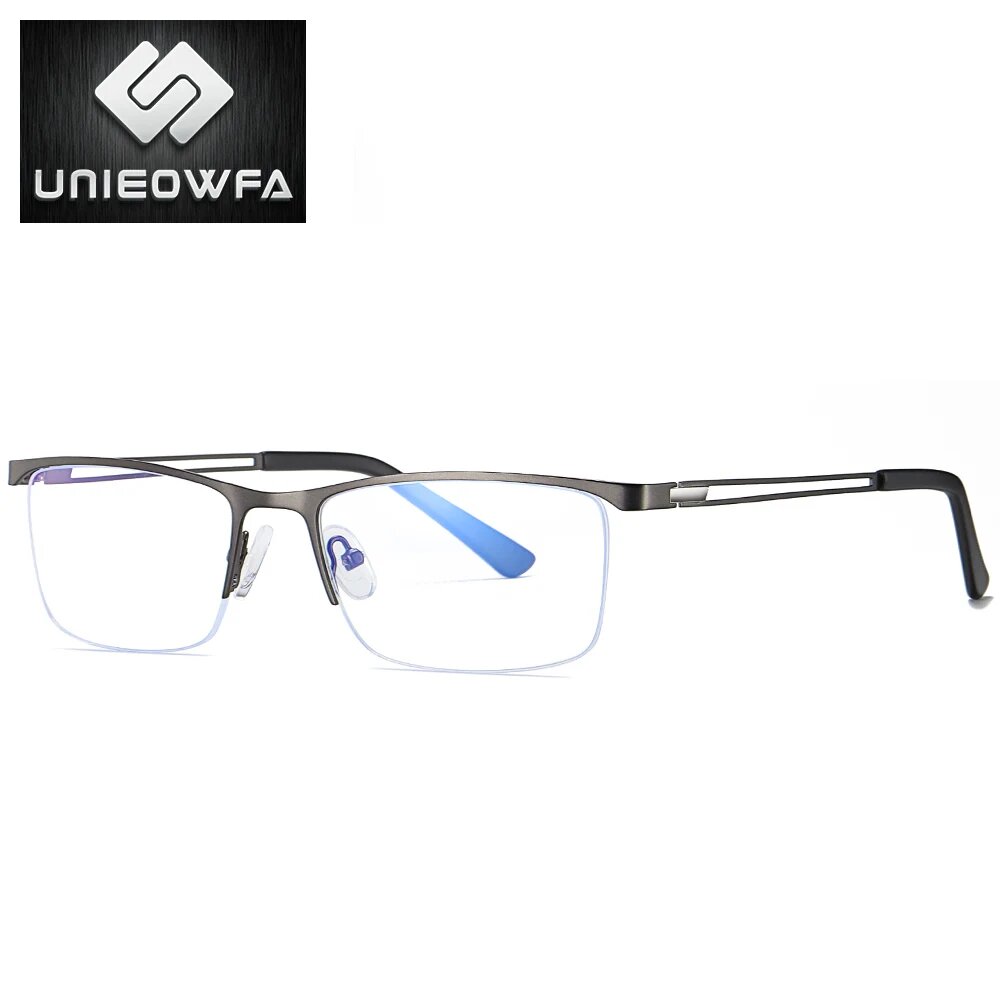 Мужские очки UNIEOWFA C2 Gray Frame, Lens Index 1.56