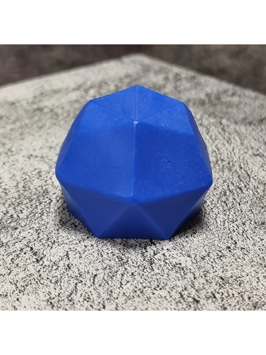 Мыло ручной работы, ромб, синий, универсальный подарок ,1 шт.