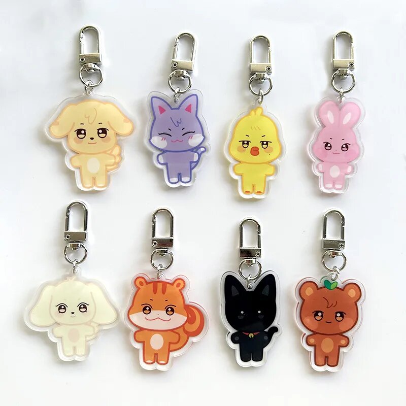Плюшевый брелок ANITEEZ Yunho Yeosang Keychain 8pcs