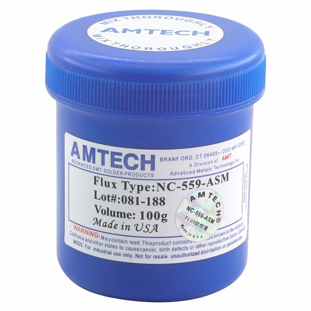 Экологически чистая и безвредная для окружающей среды паяльная паста BGA (paste)-синяя