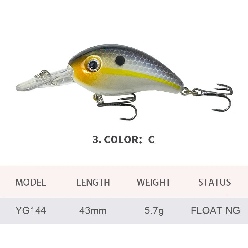 Stream Decoy микро воблер 4,3 см 5,7 г C