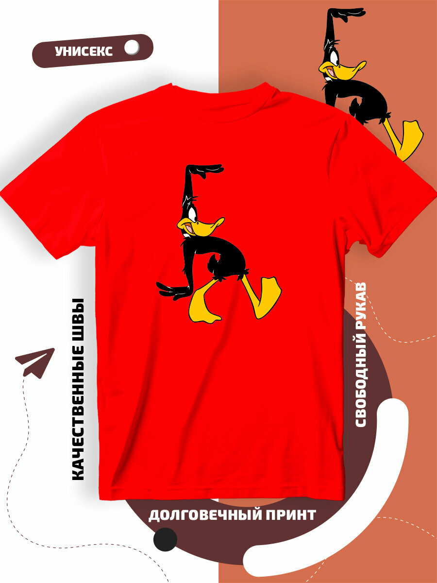 Футболка даффи дак daffy duck утка