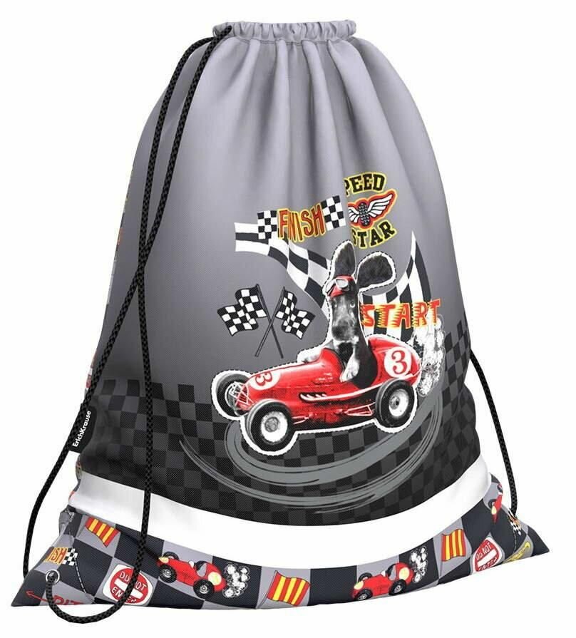 Мешок для обуви Erich Krause "Young Racer", 365х440 мм, полиэстер