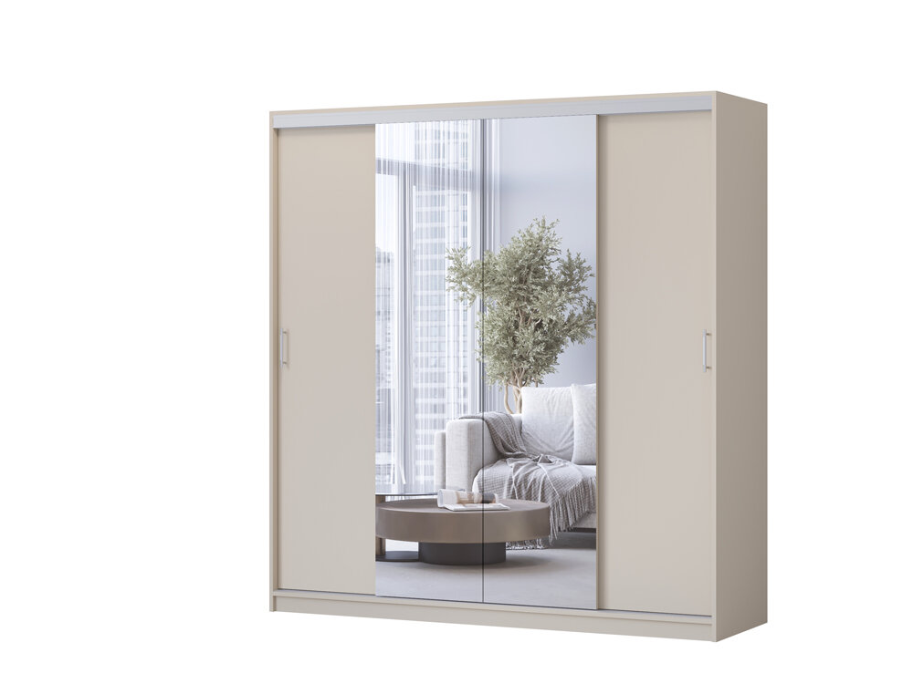 Шкаф-купе Регион Альянс-3 058, ЛДСП, с зеркалом, 200x60x222см, Кашемир