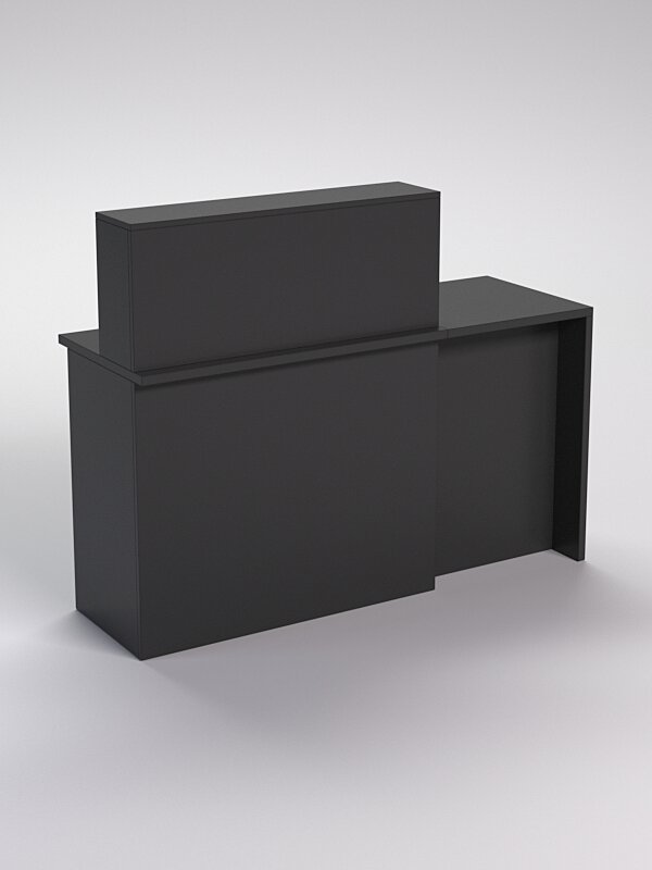 Ресепшн "Лирика" №1-П, Черный. Производитель товара - компания Westcom.