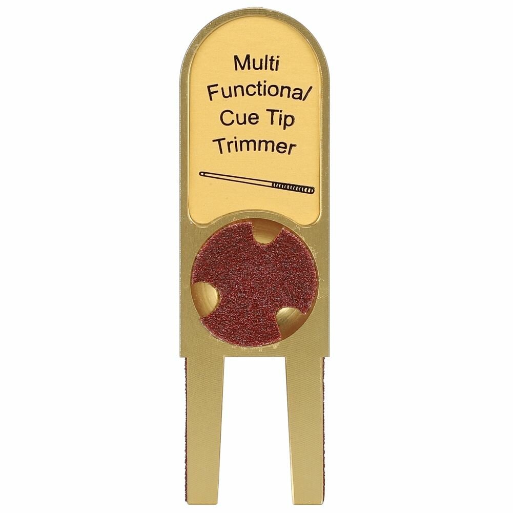 Алюминиевый сплав, золотой бильярдный кий, наконечник, триммер, полировщик, инструмент для ремонта снукера, многофункциональные U-образные ремонтные принадлежности для бильярда и снукера