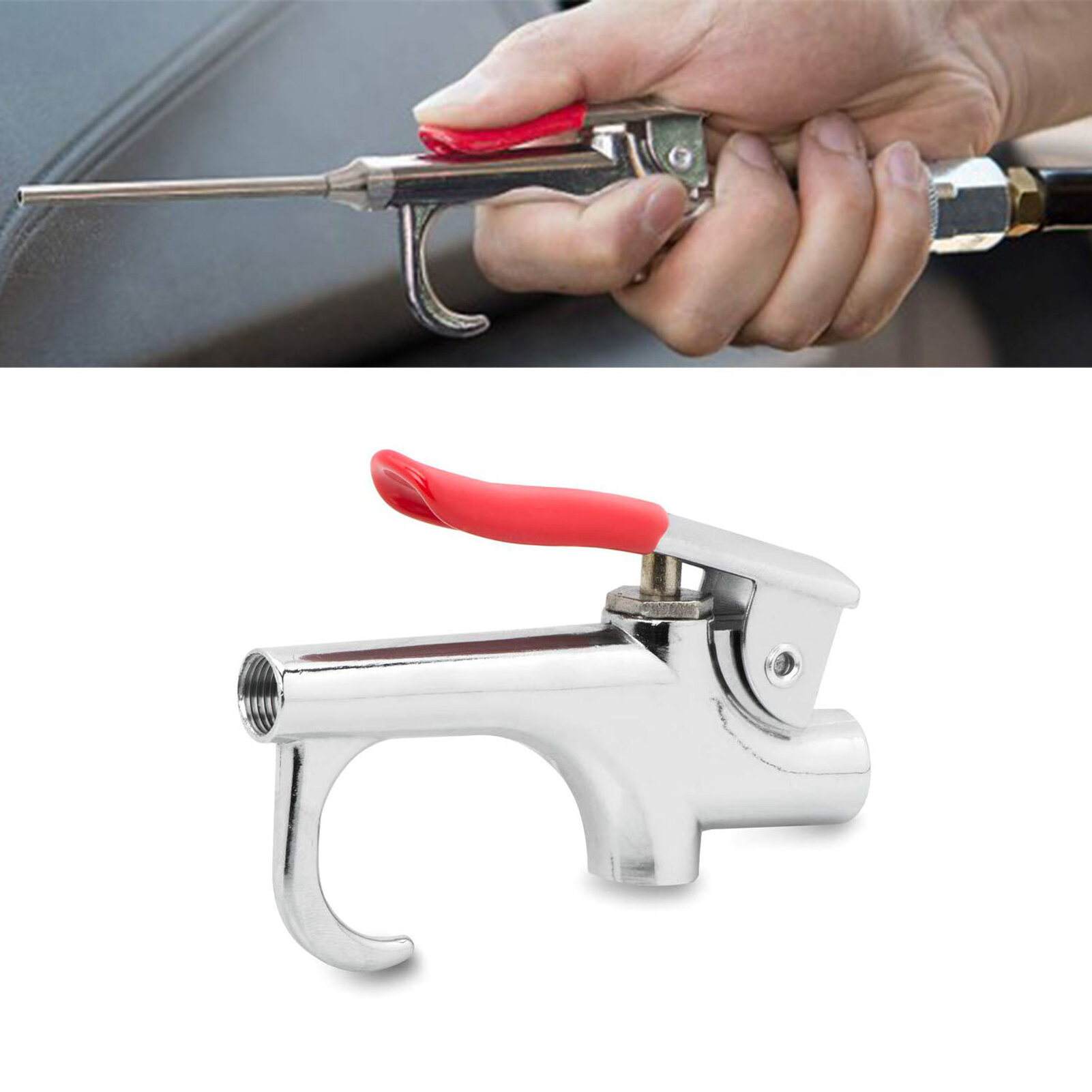 1/4 дюйма ручной пылеочиститель из цинкового сплава портативный воздушный пылеуловитель для очистки американский стиль 90PSI