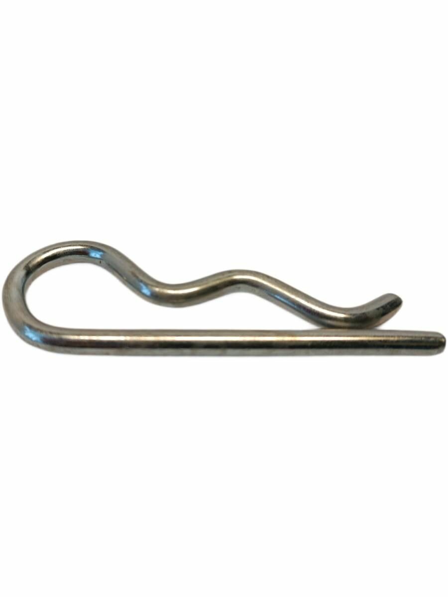 Шплинт пружинный 4 .5мм для сельхозтехники, навесного оборудования, быстросъемный крепеж (4,5*64) 20ШТ