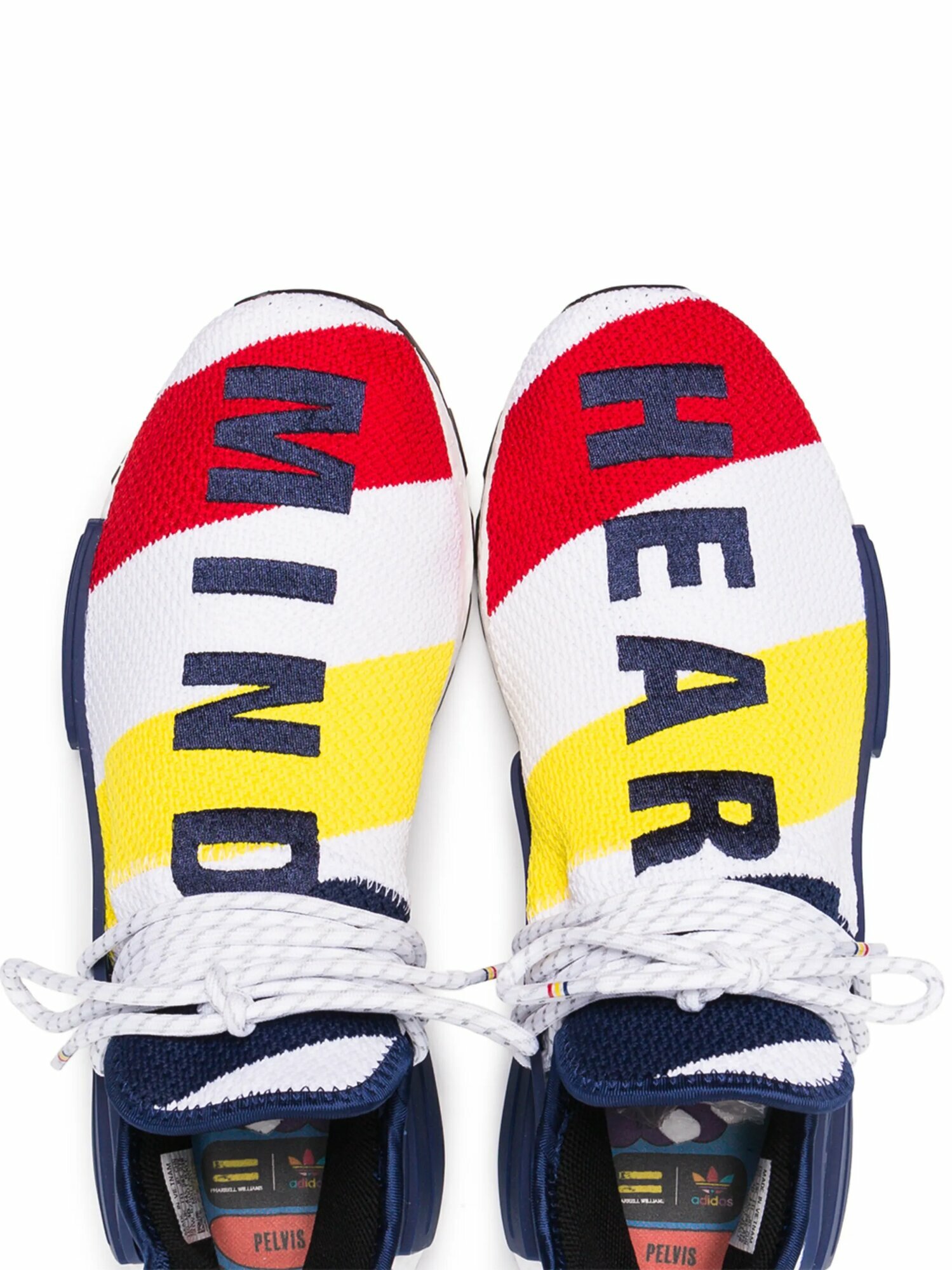 Кроссовки adidas NMD Hu BBC, размер 14 US, разноцветный — фото 1