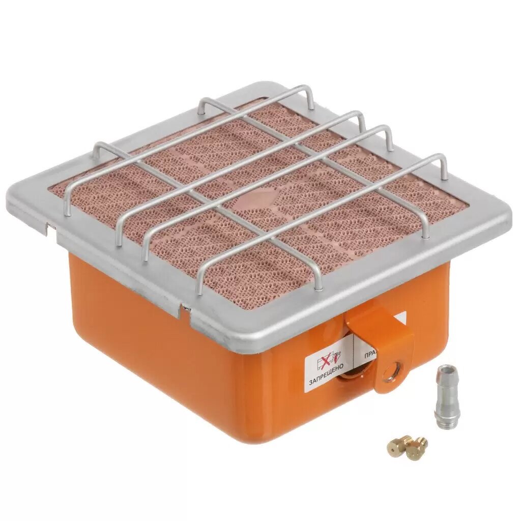 Обогреватель-плита Следопыт, Дискон, инфракрасный, газовый, кВт 2.3, PH-GHP-D2,3