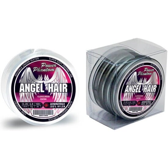 Леска Power Phantom ANGEL Hair CLEAR fluorocarbon coating 0,14mm, 1,8kg 100m