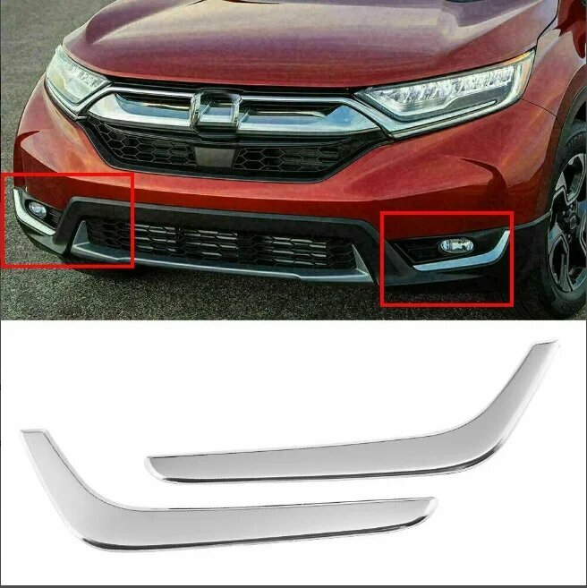 Накладка из нержавеющей стали для боковой двери кузова автомобиля, отделка для Honda CR-V CRV 2pcs