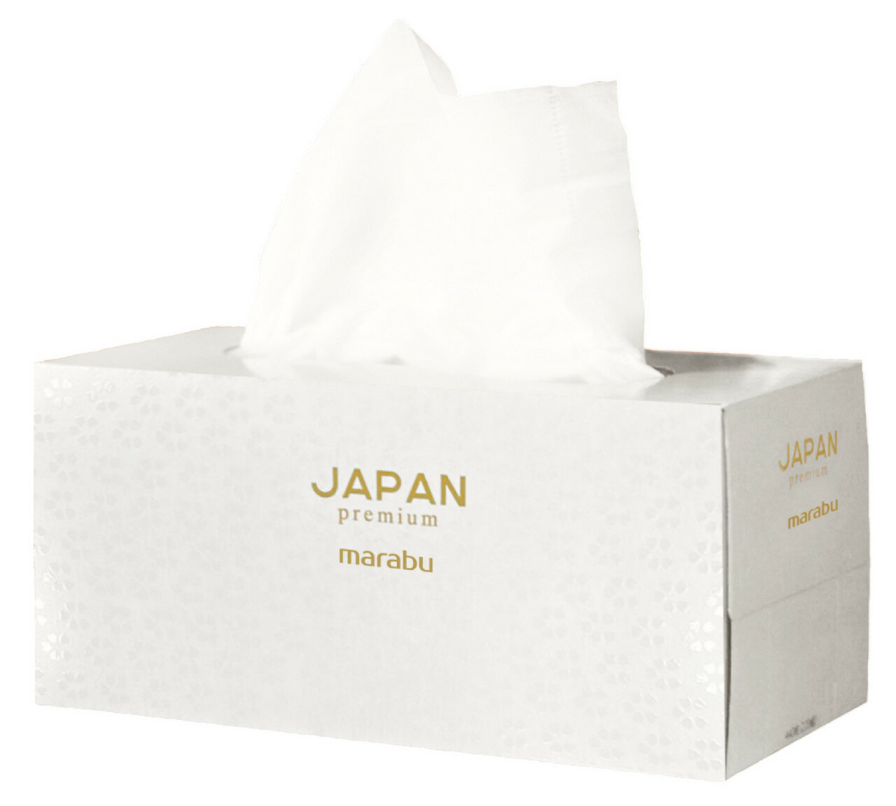 Салфетки бумажные Marabu Japan Premium белые двуслойные, 220шт