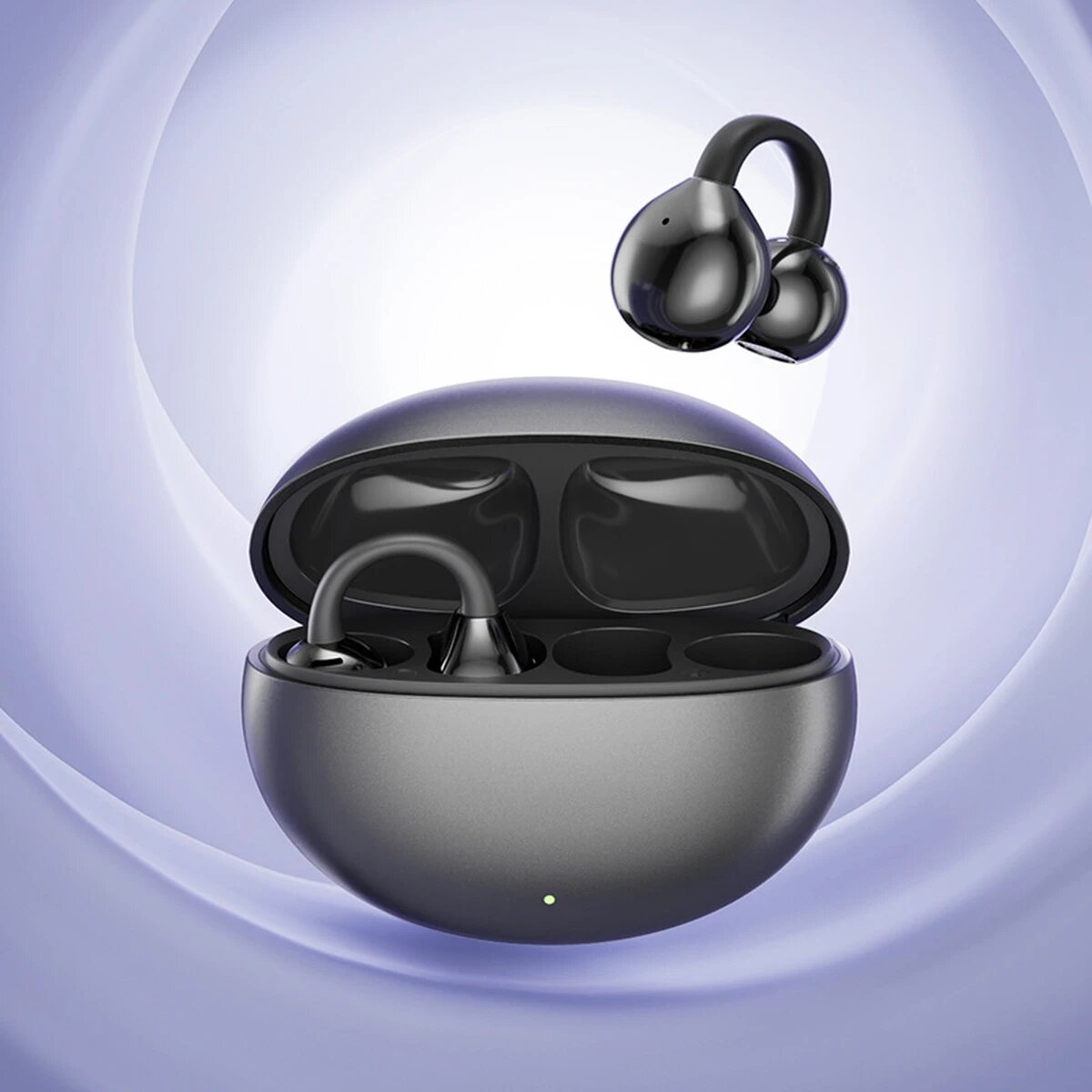 Наушники M91 с микрофоном Bluetooth 5.4, влагозащита, TWS, спортивные, клипсы
