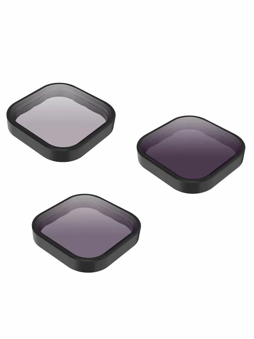 Комплект фильтров ND8, ND16, ND32 для GoPro 13 Telesin