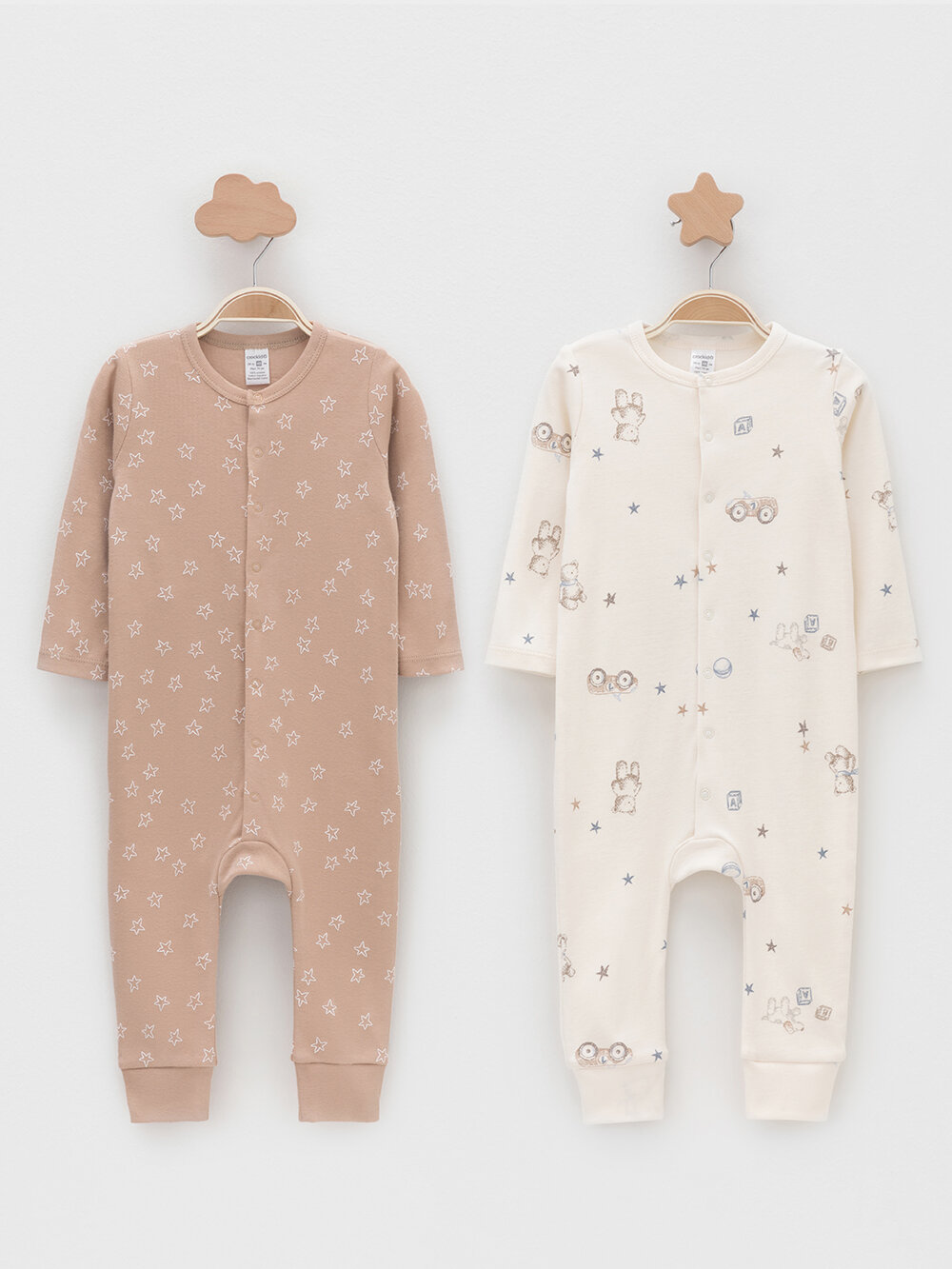 Комбинезон К 6535-2уп/кремовый Н108,бежевый Н105