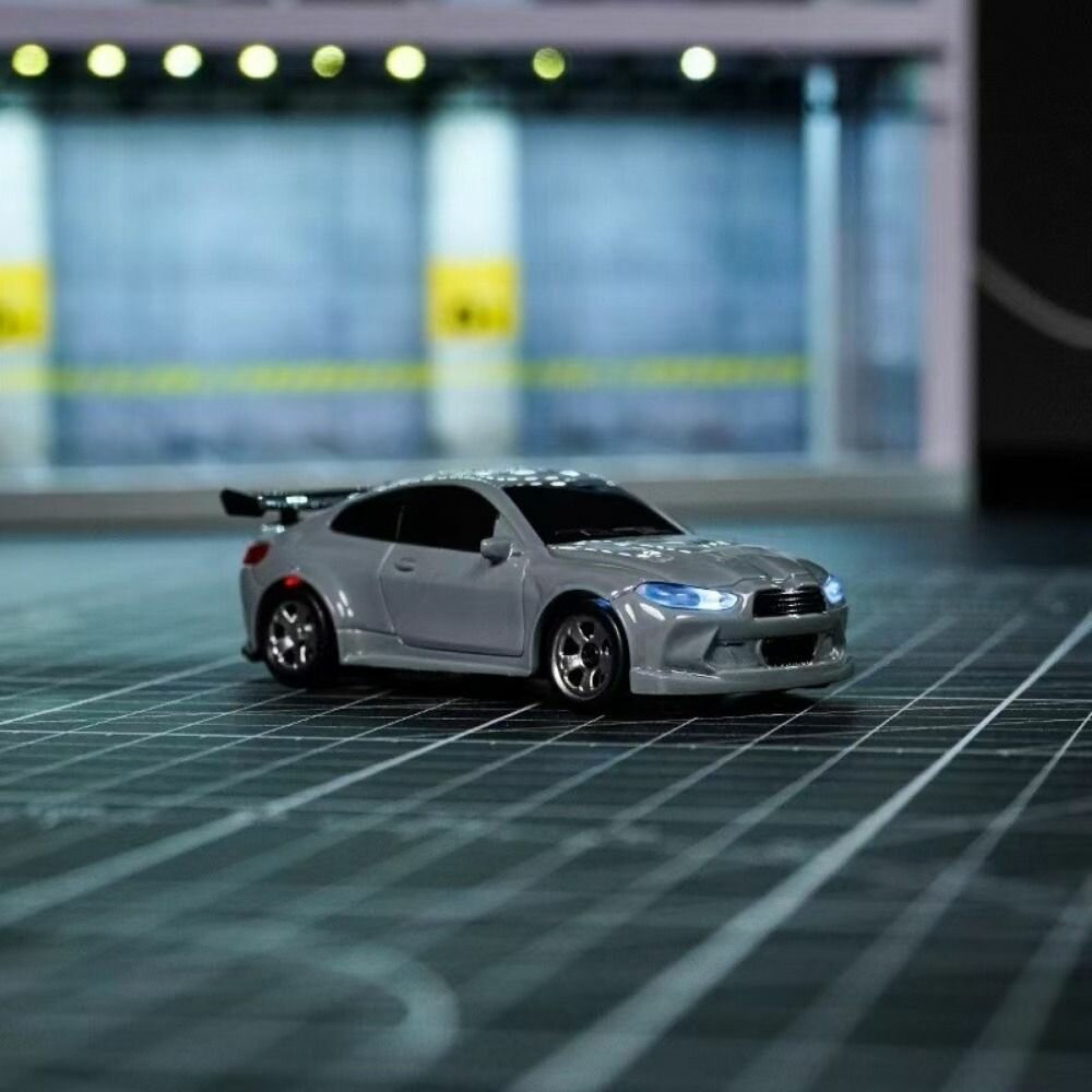 Масштаб 1/64 Мини 4WD Пропорциональный Дроссельный Руль RC Drift Car Доступны Различные Цвета Для Моделей M4 И 911