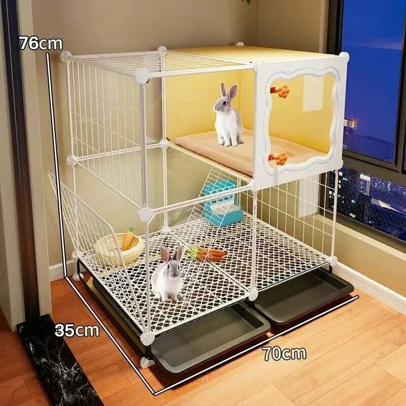 Многофункциональная клетка для домашних животных, размеры: 70x35x76CM
