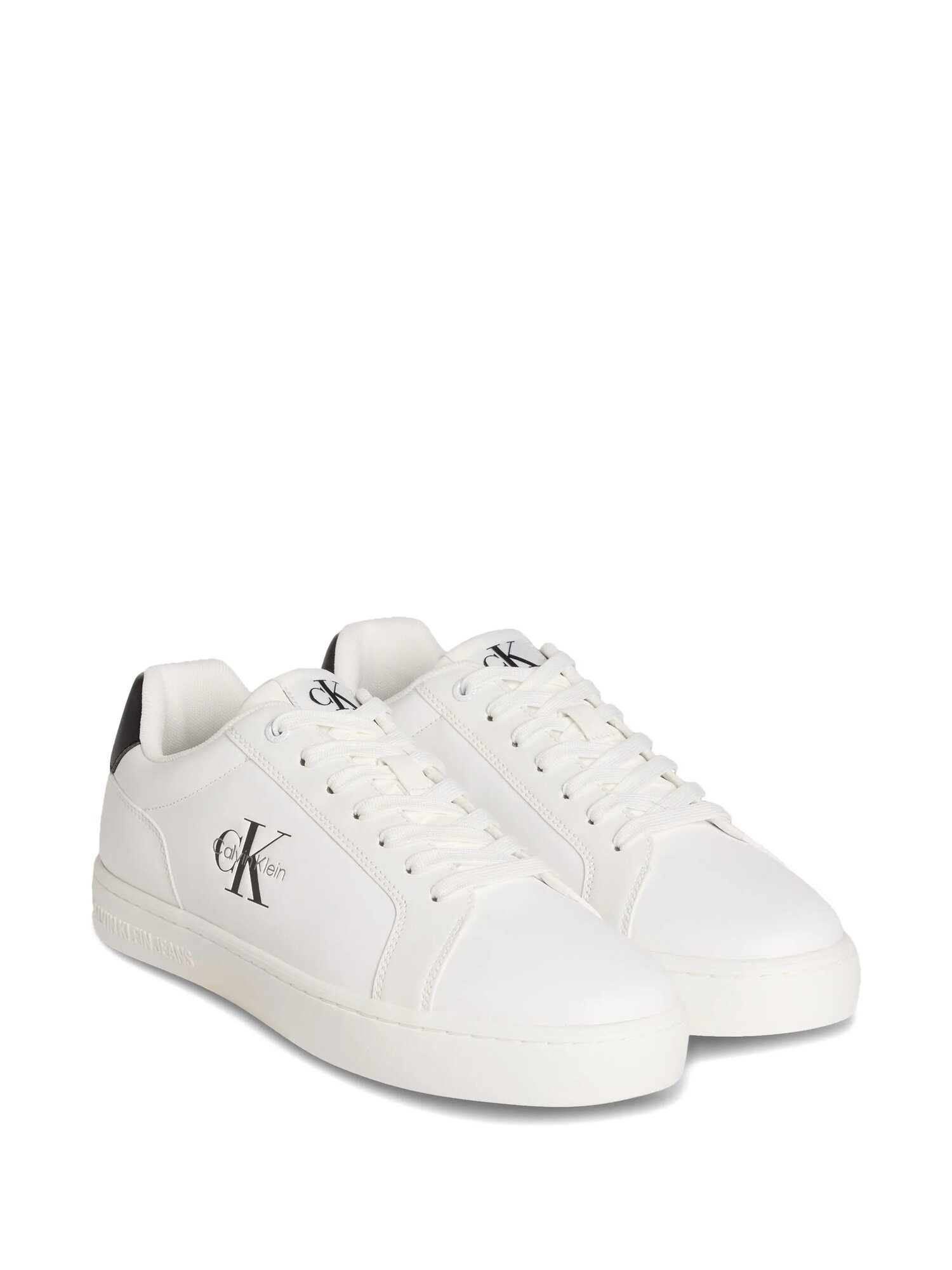 Кроссовки CALVIN KLEIN Classic, размер 44 EU, бежевый/белый — фото 1