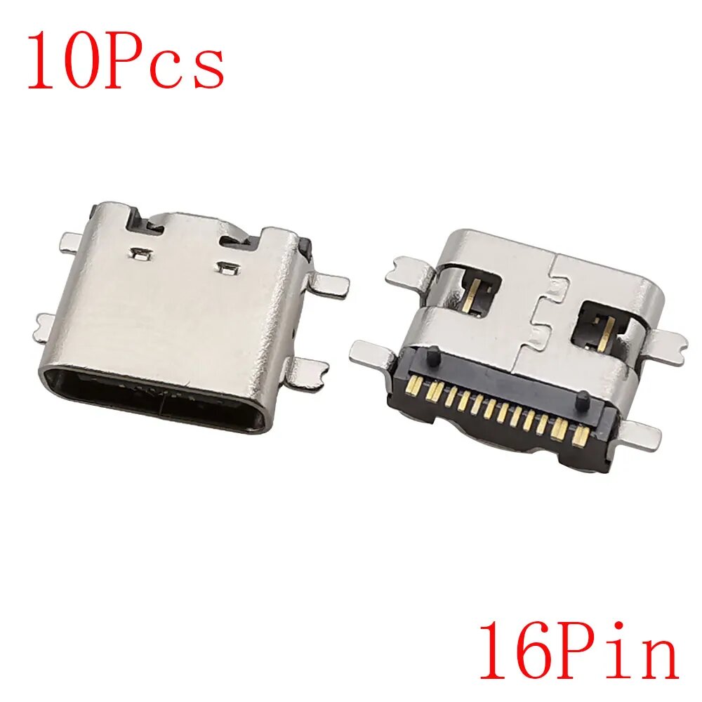 USB Type-C разъем гнездо 2/6/16/24 Pin 16Pin