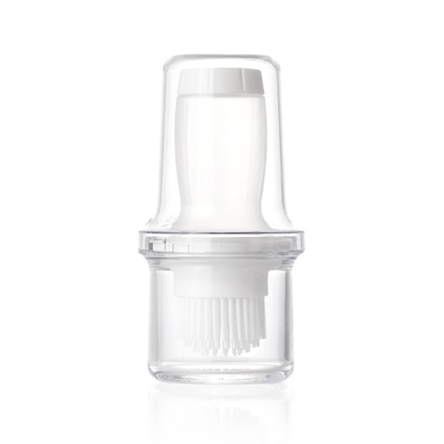 Oil Dispenser Bottle Silicone Oil Brush Heatproof для кухни, готовки, BBQ, выпечки, гриля, пирожных, Type 1, Type 2, Белый, Оранжевый, Материал силикон, ABS, Размер упаковки 6.2*6.2*15.2cm (Type 1), 6.9*6.9*13.2cm (Type 2), Вес упаковки 90g (Type 1),