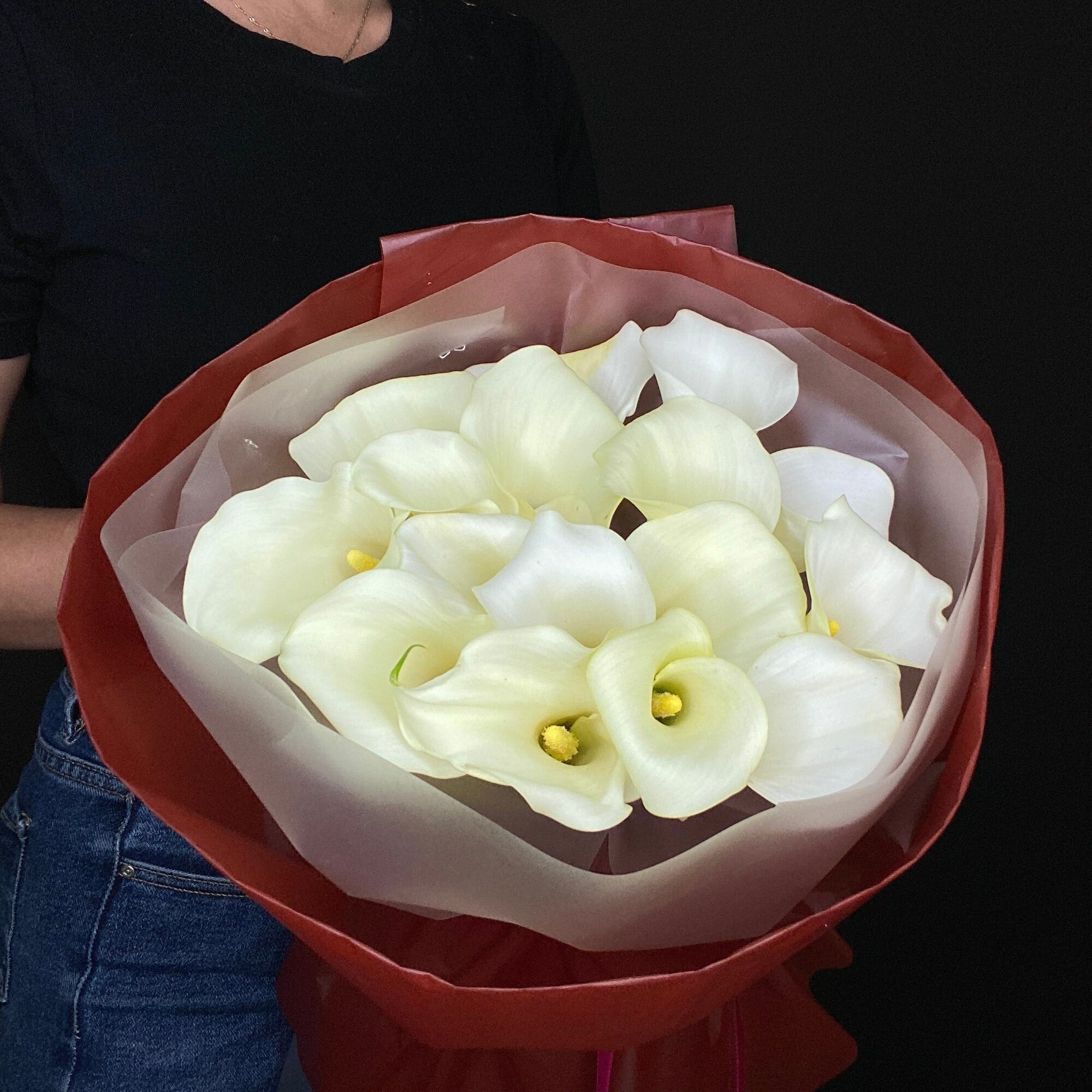 Букет белых калл